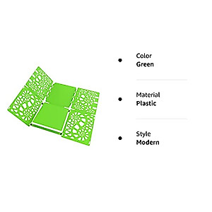 BoxLegend T Shirt Folder V2-Plus Clothes Folding Board Laundry Organizer Durable Plastic to Fold Clothes Green
