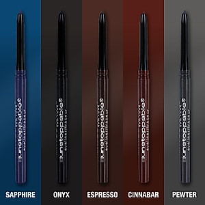 Maybelline Unstoppable Waterproof Mechanical Brown Eyeliner, Espresso, 2 Count