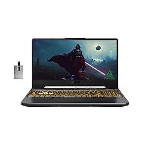 Asus 2022 TUF Gaming A15 15.6 144Hz FHD Laptop, AMD R7-4800H (Beats i7-10875H), 16GB RAM, 1TB PCIe SSD, Backlit Keyboard, GeForce RTX 3050 Graphics, HD Webcam, Win11 Pro, Black, 32GB USB Card