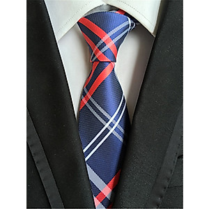 YanLen Lot 9 PCS Classic Men's Tie Necktie Woven JACQUARD Neck Ties