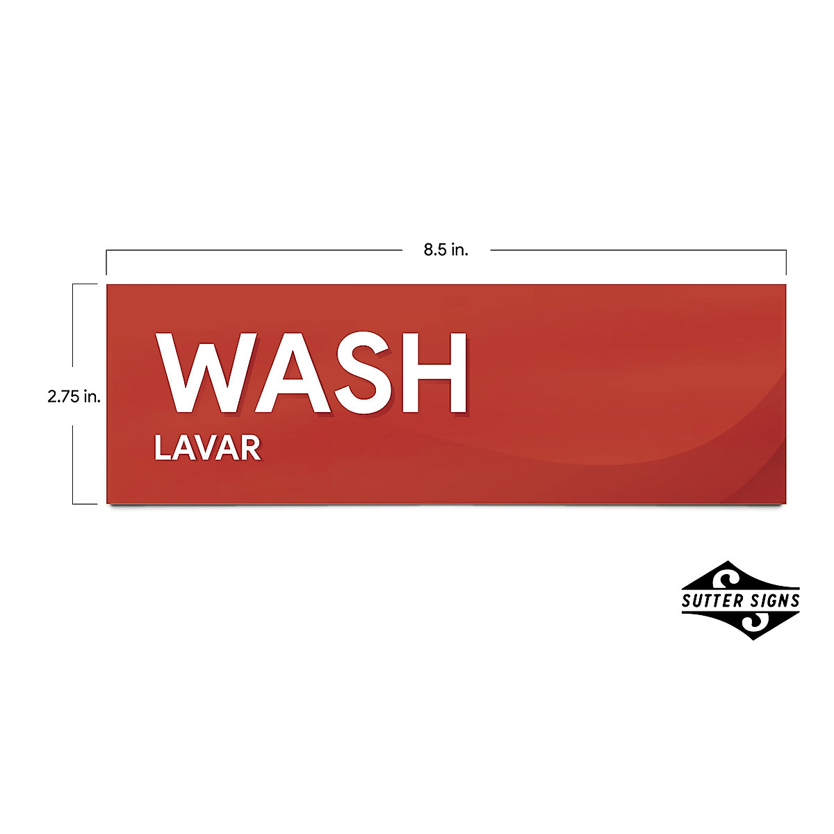 Hand Wash Only & Wash Rinse Sanitize Sticker Bundle