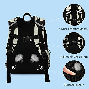 Glaphy Motocross Motorcycle Kids Backpack Toddler Backpacks for Daycare School, Girls Boys Preschool Bookbags Kindergarten School Backpack