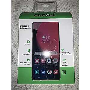 Cricket Samsung Galaxy A02s, 32GB, Black - 4G LTE 6.5" Android Prepaid Smartphone - Carrier Locked to Cricket
