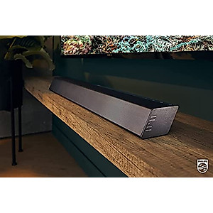 PHILIPS Soundbar with Wireless Subwoofer, Sound bar for tv 2.1-Channel Bluetooth, 300 Watts Dolby Audio Performance, Theater Audio Speakers