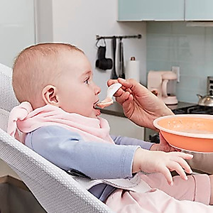 BEABA Toddler Self Feeding Cutlery And Utensils, Baby Spoons and Forks , Baby Essentials, 10 Pack, Assorted