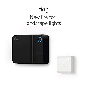 Ring Smart Lighting - Low Voltage Lighting Transformer (12-15V, 200W), black (Starter Kit)