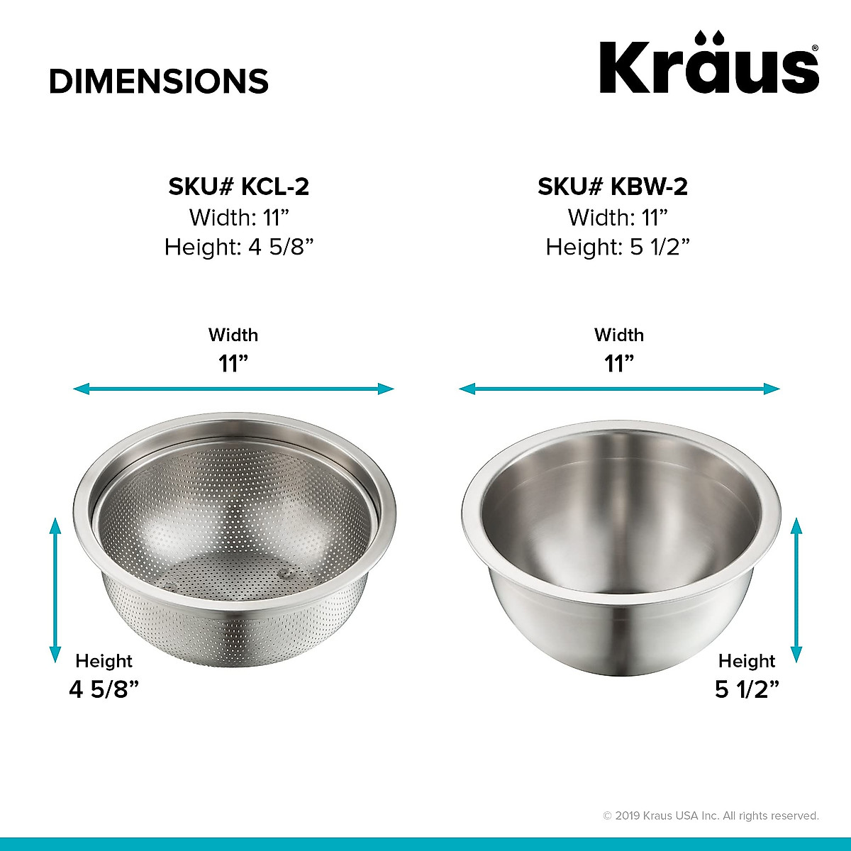 Kraus BAC-100 Kore Mixing, 2 Bowl
