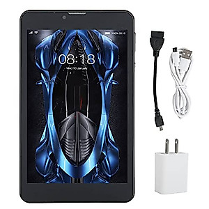 Sazao Kids Tablet, 7 Inch Kids Tablet 3G Network Call Octa Core Processor IPS HD Display for Home for Travel US Plug