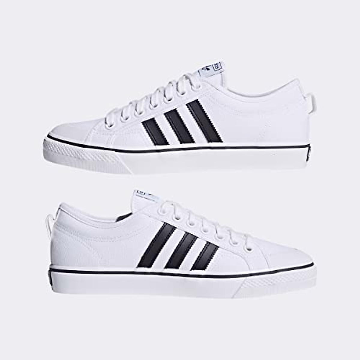 adidas Originals mens Nizza Sneaker, Ftwr White/Core Black/Ftwr White, 9.5 US