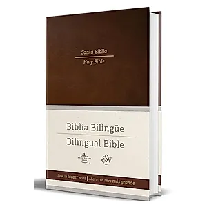 Biblia Bilingüe Reina Valera 1960/ ESV Spanish/English Parallel Bible (English a nd Spanish Edition): Brown Hardcover