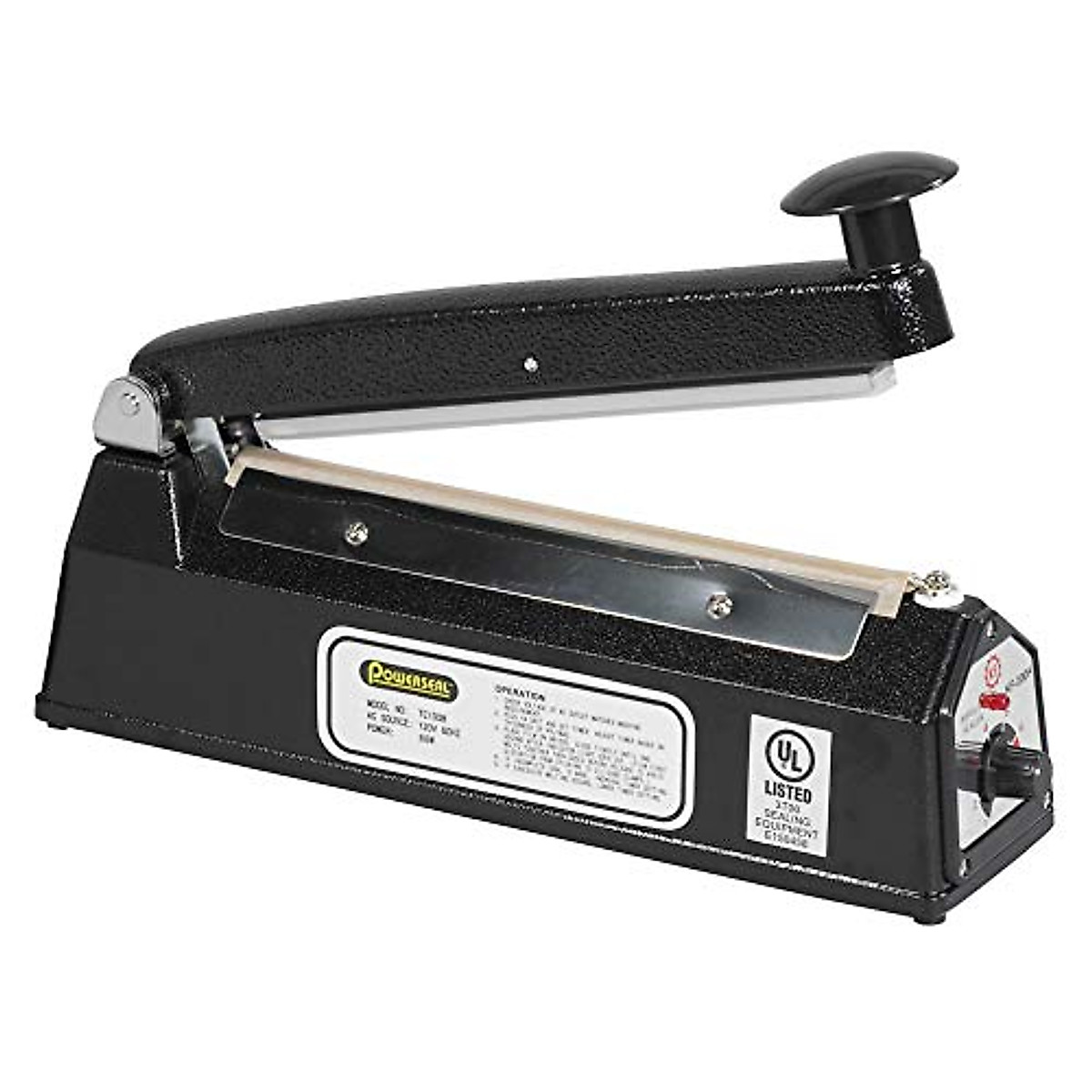 Aviditi Powerseal 8" Impulse Manual Heat Sealing Bag Machine for Closing Plastic Poly Bags and Tubing (1 Machine)