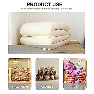 Healifty Rattan Storage Basket Countertop Rectangular Wicker Basket with Handles Book Cosmetic Sundries Holder Hand Woven Basket for Home Office