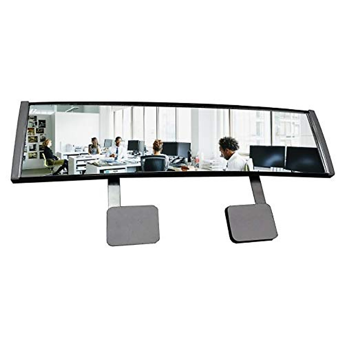 Definition Wide Angle Rear View Mirror for PC Monitors or Anywhere: EX Large by ModTek (2 Pack)