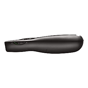 Logitech Wireless Presenter R400, Wireless Presentation Remote Clicker with 50 ft Red Laser Pointer 910-001356