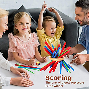 Figetget Keep It Steady Fun Family Games for Kids and Adults - Balance & Patience Training - Wooden Stick Toys for Creative Kids Games