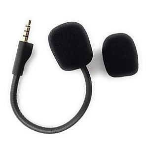 TNE Replacement Game Mic for Steelseries Arctis 1 Headphones Detachable Microphone Boom for Steelseries Arctis 1 PS4 Pro PS5 Xbox One X Computer PC Gaming Headsets 3.5mm Jack Noise Cancelling