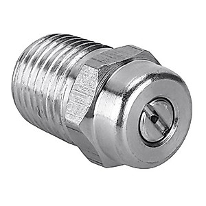 Tool Daily Pressure Washer Nozzle Tips, Replacement for Surface Cleaner, Water Broom and Undercarriage Cleaner, 4000 PSI, 1/4 Inch Male NPT, 25 Degree