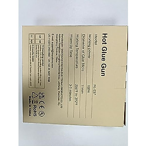 Cordless Hot Glue Gun 100W for dewalt 20V Battery Handheld Wireless Power Glue Gun Full Size with 12pcs Glue Sticks(0.43") for Art DIY Craft Home Repair School(Battery Not Included)