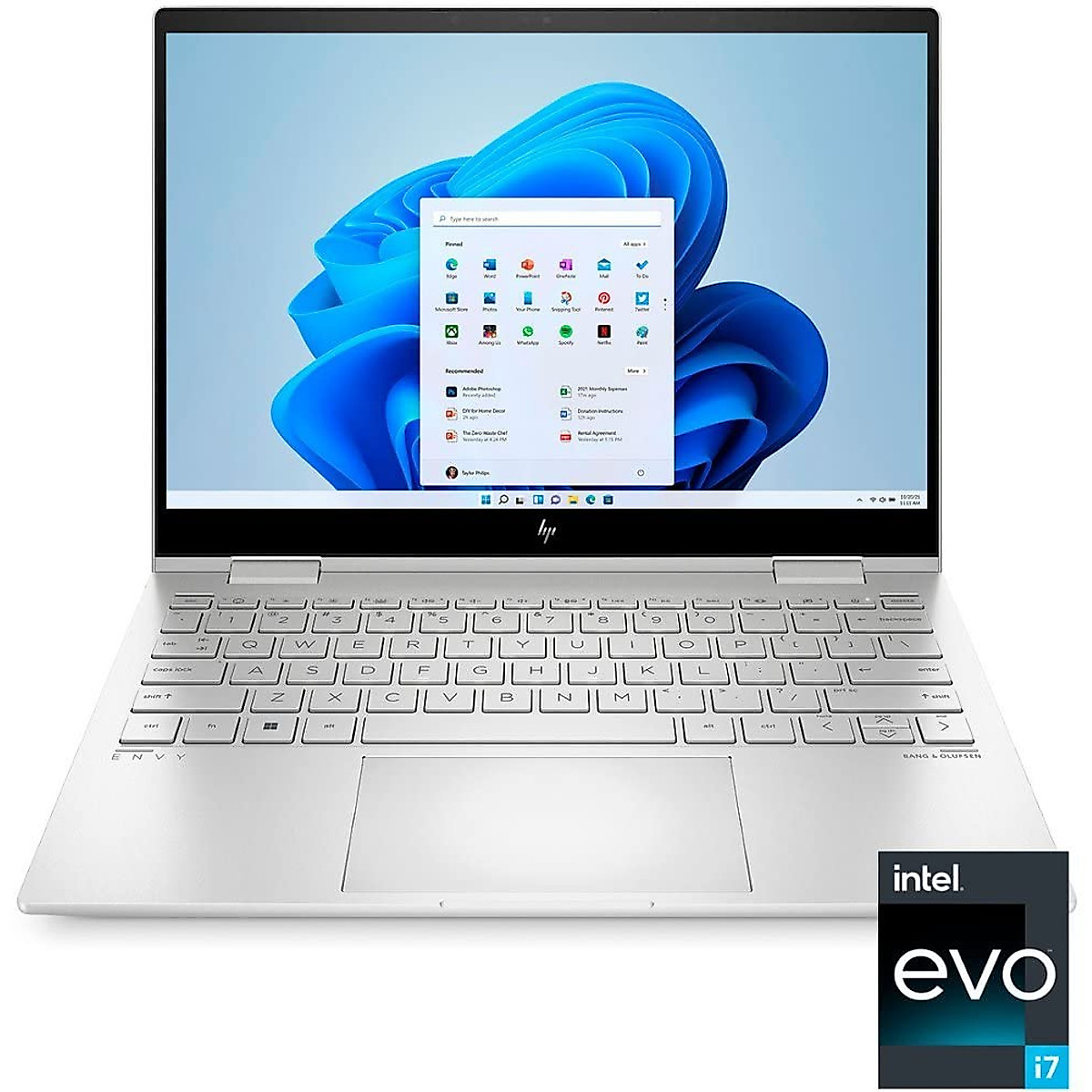 HP Newest Envy x360 13.3" FHD Touchscreen Business Laptop, Intel Evo Core i7-1195G7 Up to 5.0GHz, 8GB RAM, 1TB PCle SSD, Fingerprint Reader, Backlit Keyboard, Iris Xe Graphics, Win 11, GM Accessories
