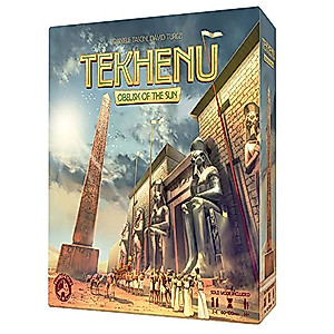 Board and Dice Tekhenu: Obelisk of The Sun - Strategy Ancient Board Game, Ages 14+, 1-4 Players, 60-120 Mins, Multicoloured