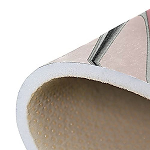 ALAZA High Heel Shoes Butterfly Non Slip Area Rug 4' x 5' for Living Dinning Room Bedroom Kitchen Hallway Office Modern Home Decorative