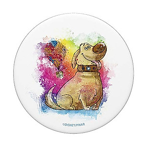 Disney Pixar Up Dug Watercolor PopSockets PopGrip: Swappable Grip for Phones & Tablets