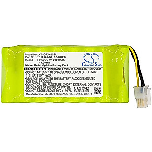 FITHOOD Battery Replacement for DRANETZ HDPQ-Guide, HDPQ-Visa, HDPQ-Xplorer, HDPQ-Xplorer400 Part NO 118348-G1, BP-HDPQ