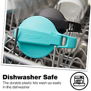 Masontops Multi Top Pitcher Set - Glass Pitcher With Lid & Spout - Elegant Sun Tea Jar - Cold Brew Mason Jar With Handle - 2 X 24 Ounce Wide Mouth Iced Coffee Bottle - Liquid & Food Storage Container