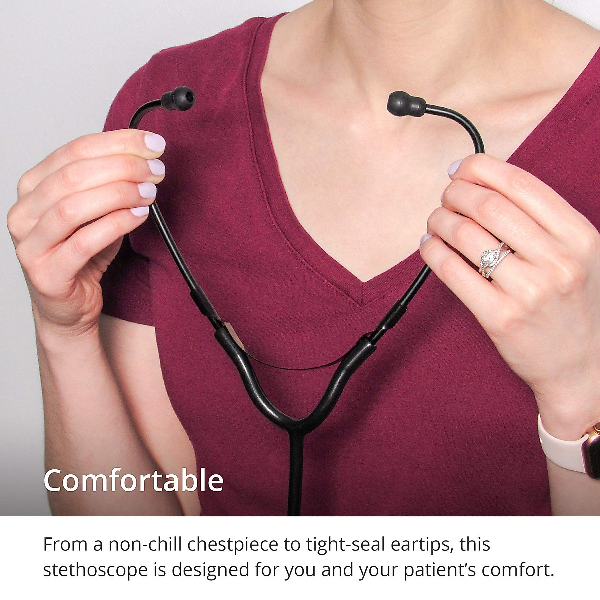 Greater Goods Deal-Head Stethoscope (Triple Black, Basic)