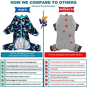 LovinPet Large XXL Dog Clothes - Pet Anxiety Relief, Anti-Shedding Dog Pajamas, Lightweight Stretchy Fabric, Whale Hello There White Print, Large Dog Pjs, Pitbull Clothes All Season /2XL