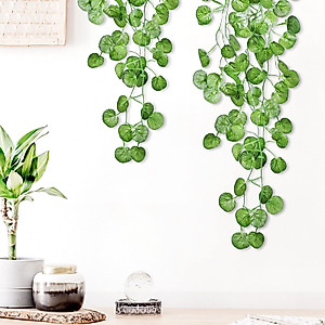 Omldggr 3 Pieces Artificial Hanging Plants Artificial Hanging Vine for Indoor Outside Home Garden Office Decor