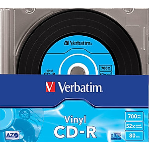 Verbatim 43426 52x Vinyl CD-R - Slim Case 10 Pack