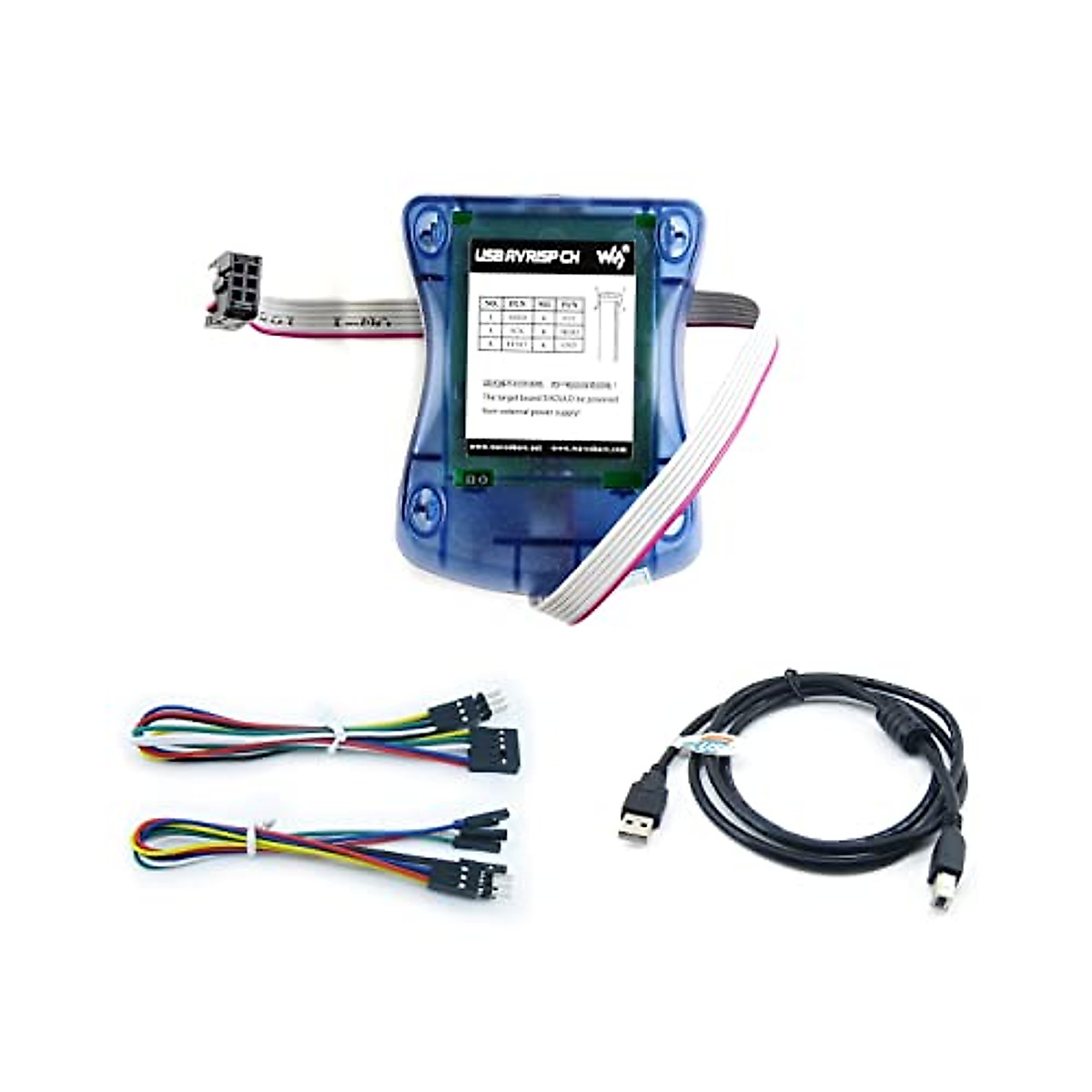 waveshare USB AVRISP CH AVR ISP Programmer Compatible with at AVRISP from ATMEL Supports AVR Studio 4/5/6/7