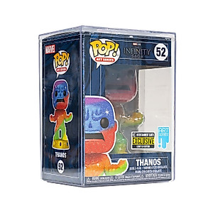 Funko Marvel Infinity Saga Thanos Art Series Pop! Vinyl Figure with Premium Pop! Protector Entertainment Earth Exclusive