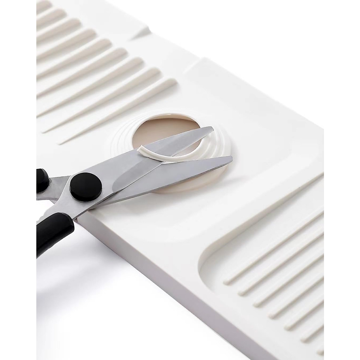 Silicone Faucet Mat Drip Catcher Tray(gray24" x 5.5"),Sink Mat,Faucet Handle Drip Catcher Tray,Faucet Catcher Mat,Faucet Absorbent Mat,Faucet Rack,Sink Splash Guard,Sink Accessories Gadgets