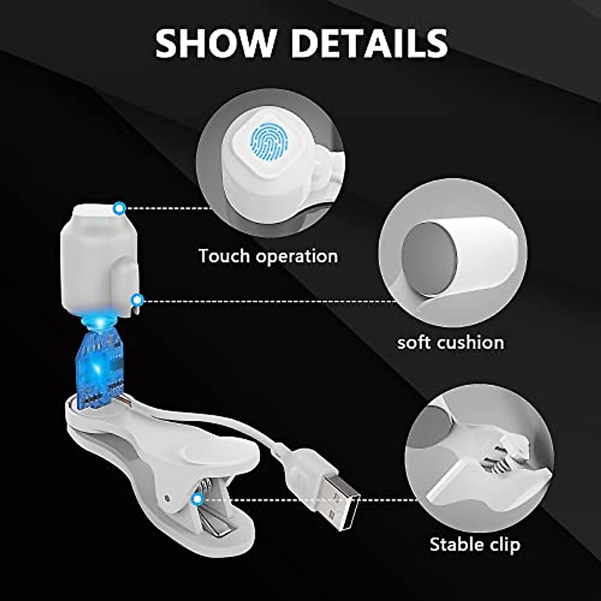 Auto Clicker for Phone Automatic Phone Screen Tapper, Simulated Finger Clicking USB Simulator for Gaming, Shopping, Giving a Like in Tiktok, Lightning Deal, Live Broadcasts, Reward Tasks (White-X)