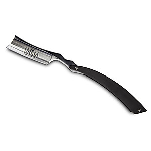 Straight Razor Shave Ready Hand Made Sharpened Vintage Wood Handle Steel Blade - Kingsland Shaving Co. - Professional Barber Approved Cut Throat Honed Straight Edge Blade Shaving Kit