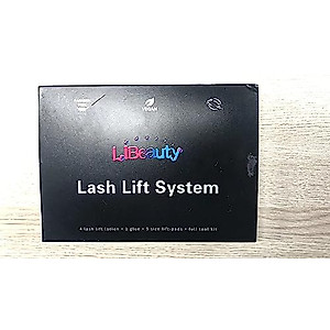 Libeauty Lash Lift Kit with New Glue Balm Lash Perm Kit Korea for Eyelash Curling and Brow Lamination Complete Tools DIY Set Easy for Beginner Use at Salon & Home (Pink)