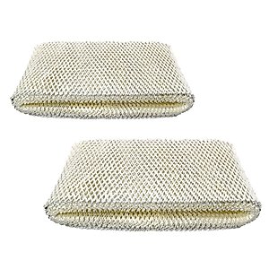 HQRP 2-Pack Wick Filter сompatible with Sunbeam SF221 SWF75 SF222PDQ SF221PDQ-UM fits SCM3501 SCM3502 SCM3609 SCM3657 SCM3656 SCM3755 SCM3609P SCM3755C Humidifier