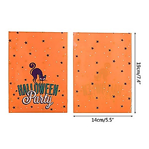 30 Pcs Halloween Plastic Bags in 3 Designs, Halloween Goodie Gift Bags Party Favors, Halloween Trick or Treat Bags, Event Party Supplies