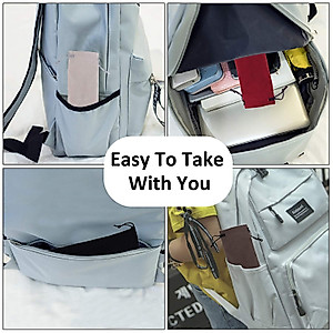 Portable Travel Utensils Set with Case, Stainless Steel Flatware Sets for Lunch Box, Reusable Silverware Set 10 Piece Cutlery Kit Including Fork Knife Spoon Chopsticks Straws (Rainbow)