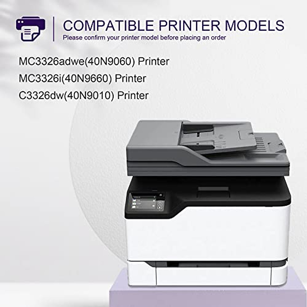 C3326 C331HK0 Toner Cartridge Replacement for Lexmark C3326 Toner MC3326adwe MC3326i C3326dw Printer, 1 Pack Black-Sold by ICEWEN