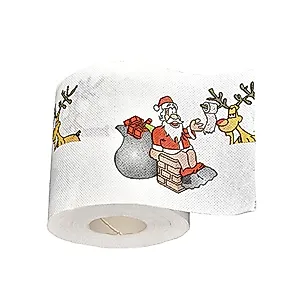 Christmas Printing Toilet Paper Old Man Christmas Pattern Printing Printing Series Toilet Paper Paper Toilet Printing Paper