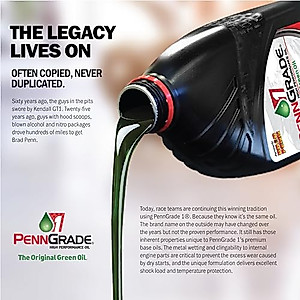 PENN GRADE 1, 71156, Monograde High Performance Oil SAE 50, 1 Quart (12 Pack)