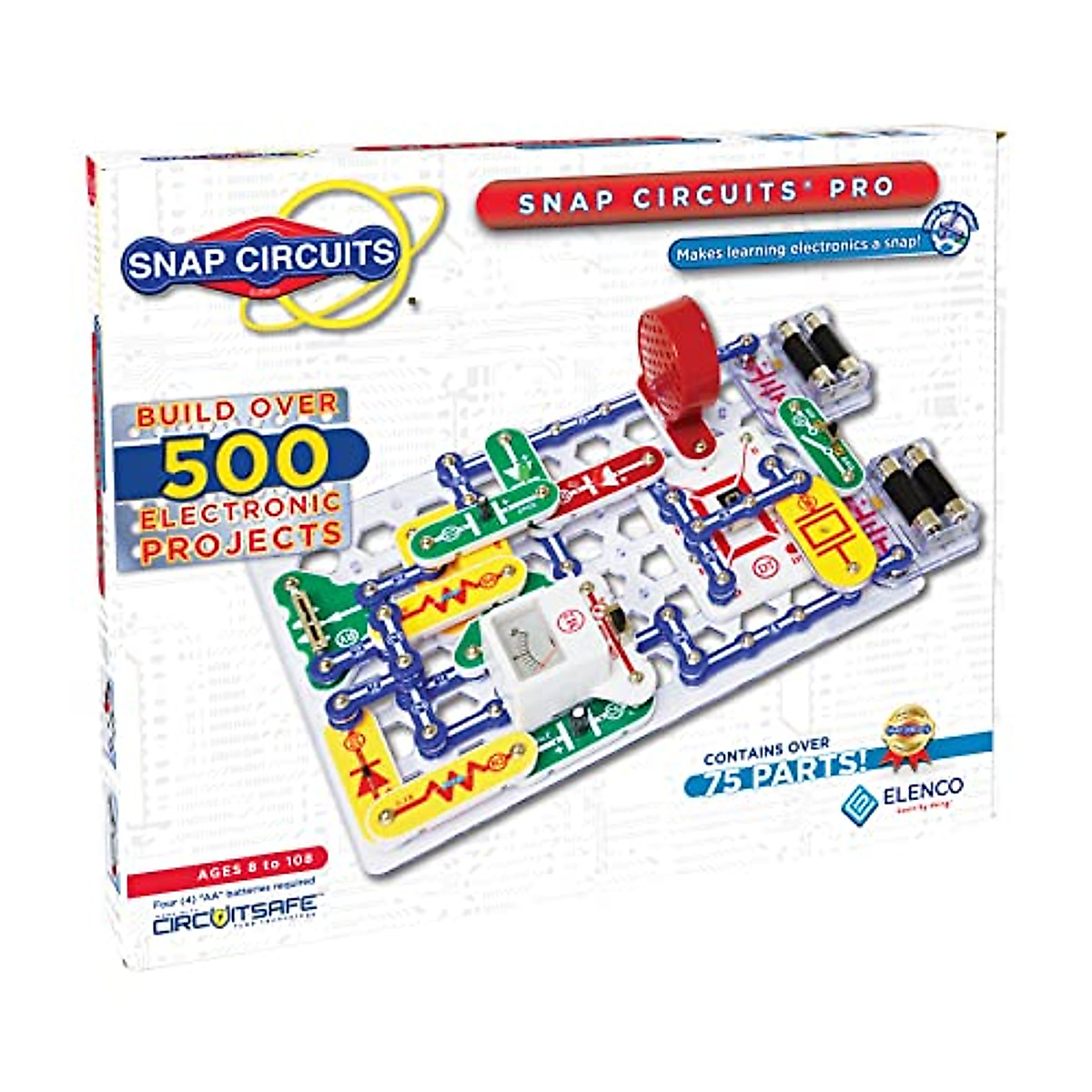 Snap Circuits Pro Electronics Exploration Kit SC-500 Jr. Electronics Exploration Kit SC-100 for Age 8+