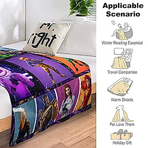 uvsgucm Game Battle Royale Anime Blanket,Shooting Game Anime Throw Blanket.49 * 39-BL-2