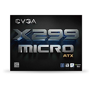 EVGA X299 Micro, LGA 2066, Intel X299, SATA 6GB/s, USB 3.1, USB 3.0, mATX, Intel Motherboard 131-SX-E295-KR