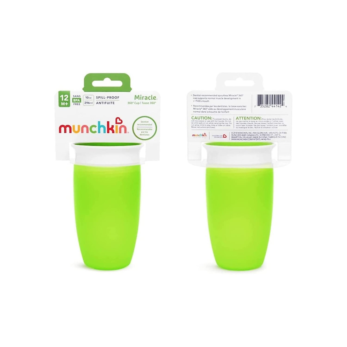 Munchkin 44142 10 Oz. Miracle 360? Cup Assorted Colors
