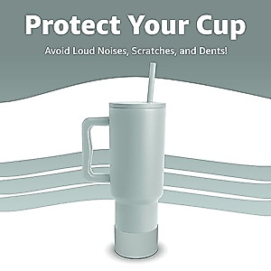 Jmoe USA 3-Pack Boot Sleeve Covers for Simple Modern 40oz & 30oz Trek Tumbler With Handle | Travel Mug | Protects Against Dents & Scratches | Fits Summit Bottles | Soft Silicone (Sea Glass Sage)