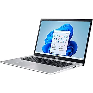 Acer Aspire 3 17.3" HD+ Premium Laptop | 11th Gen Intel Core i3-1115G4 | 12GB DDR4 RAM | 256GB SSD | Intel UHD Graphics | Windows 11 Home | with Laptop Stand Bundle